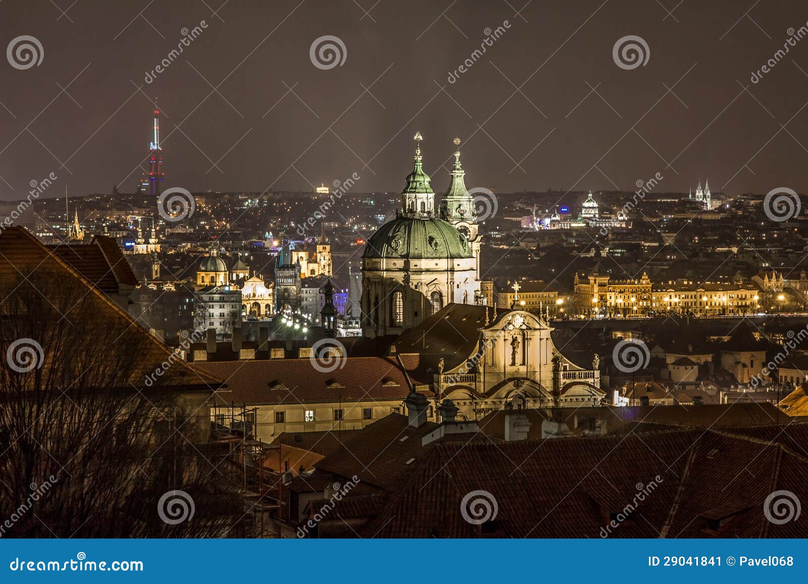 View of Prague from the Top Stock Image - Image of scene, tourist: 29041841