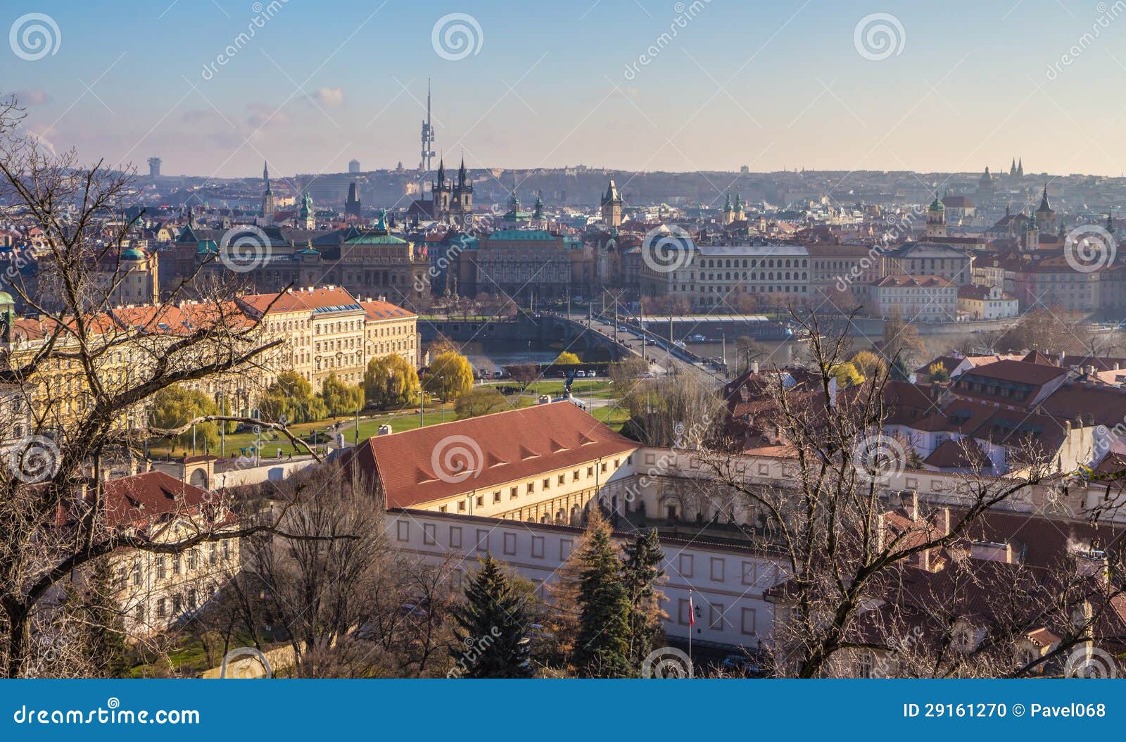 View of Prague from the Top Stock Photo - Image of prague, tourist ...