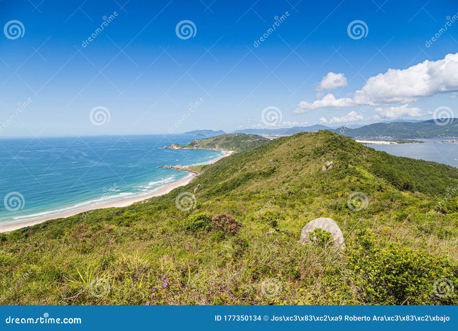 A View of Praia Mole Mole Beach and Galheta - Popular Beachs in ...