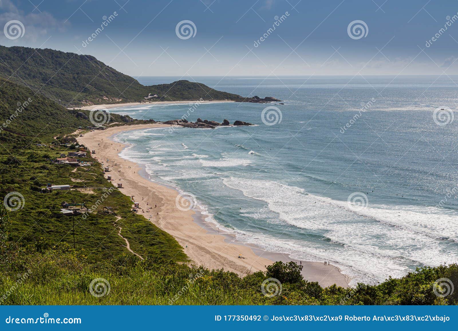 A View of Praia Mole Mole Beach and Galheta - Popular Beachs in ...