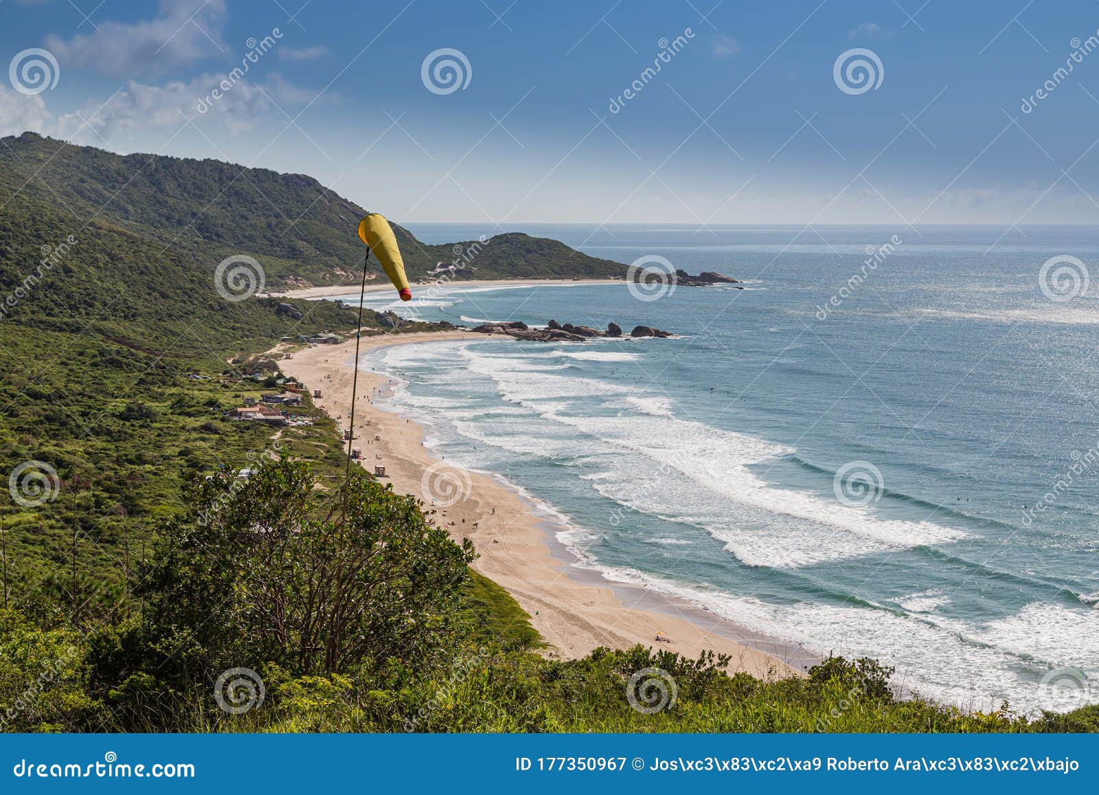 A View of Praia Mole Mole Beach and Galheta - Popular Beachs in ...