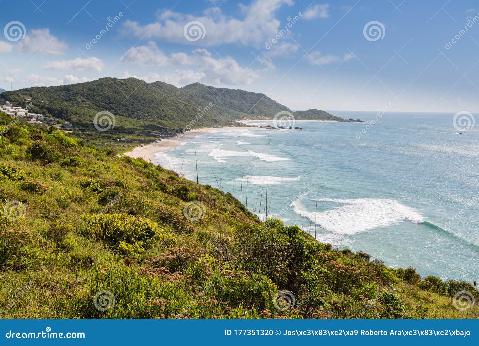 A View of Praia Mole Mole Beach and Galheta - Popular Beachs in ...