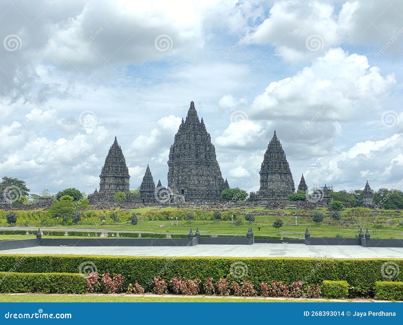 View of Prambanan Temple editorial stock image. Image of prambanan ...