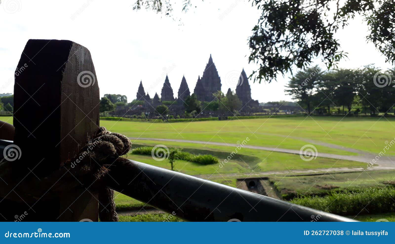View in the Prambanan Temple in the West Java Stock Photo - Image of ...