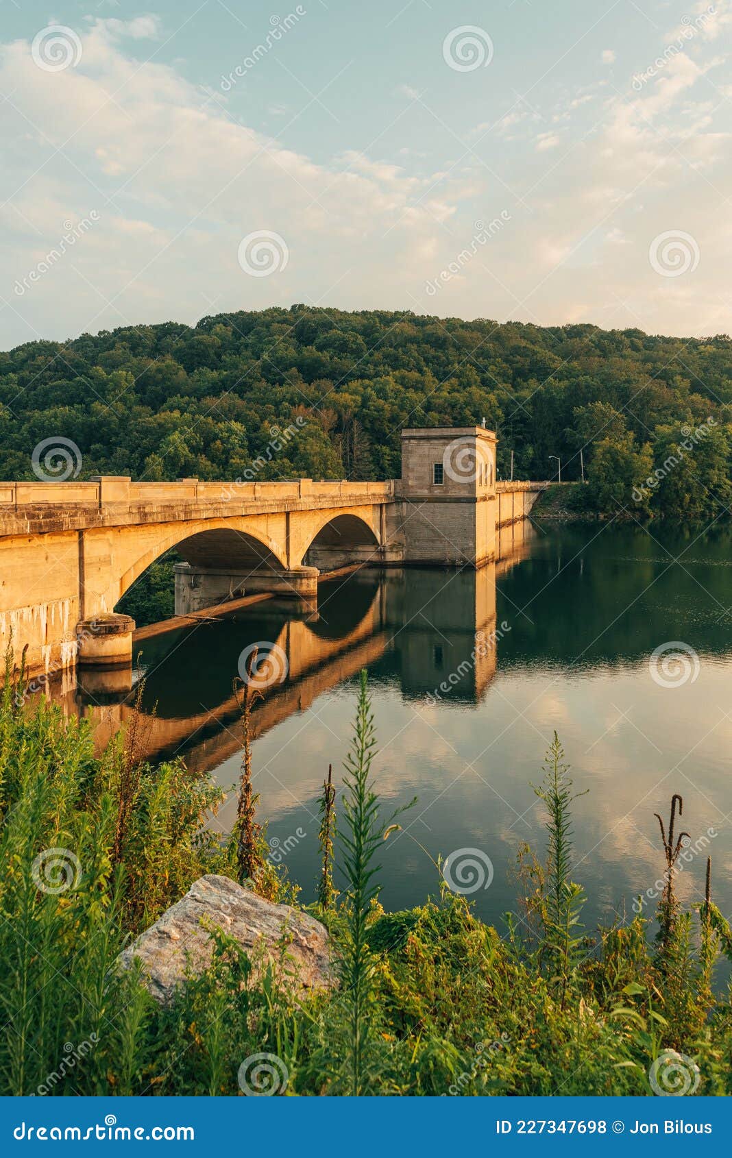 View of Prettyboy Dam, in Baltimore County, Maryland Stock Photo ...