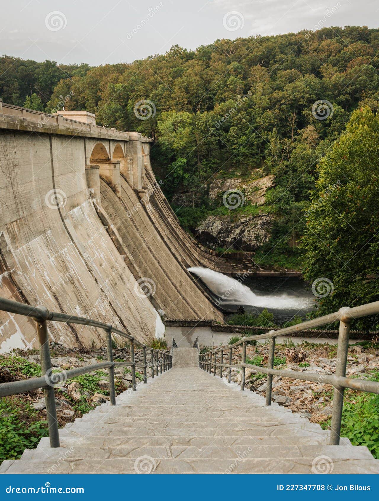 View of Prettyboy Dam, in Baltimore County, Maryland Stock Photo ...