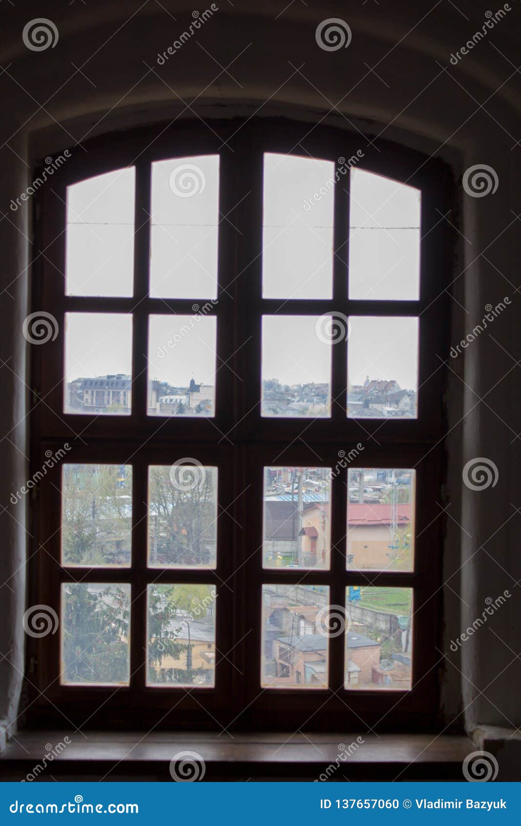 View from the Prison Window,View from the Dark Prison Cell Stock Photo ...