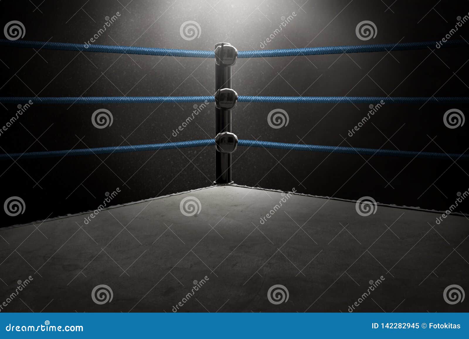 View of Professional Boxing Ring Stock Image - Image of fight, boxing ...