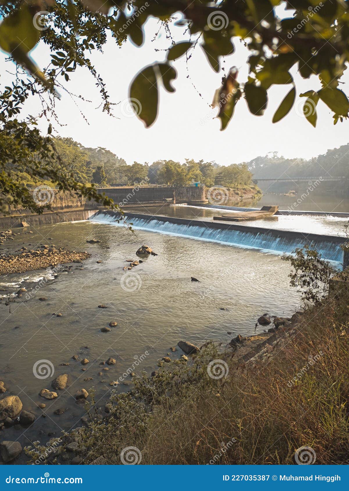 The View from the Progo River in Central Java Stock Image - Image of ...