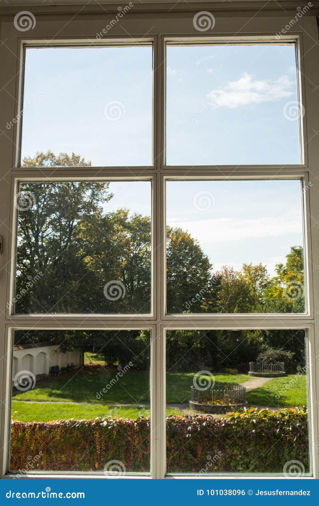 View of Public from a Window Stock Photo - Image of fall, white: 101038096
