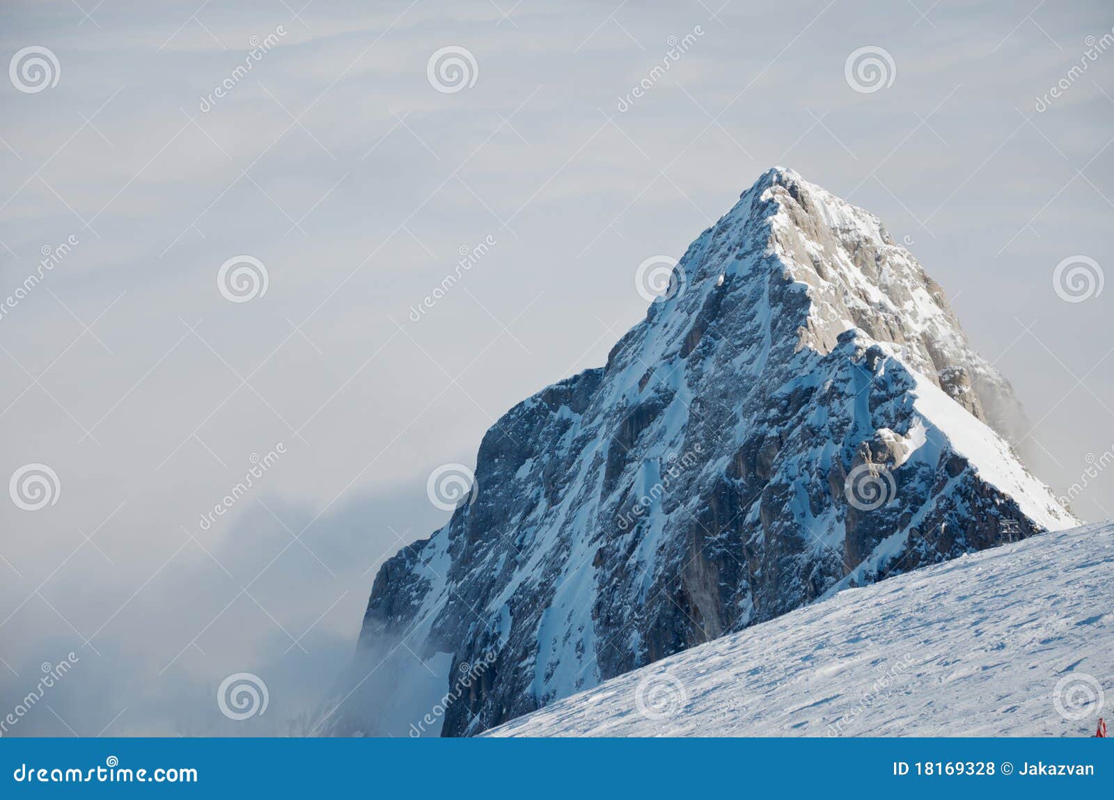 View from Punta Rocca, Marmolada Stock Photo - Image of mountain, high ...