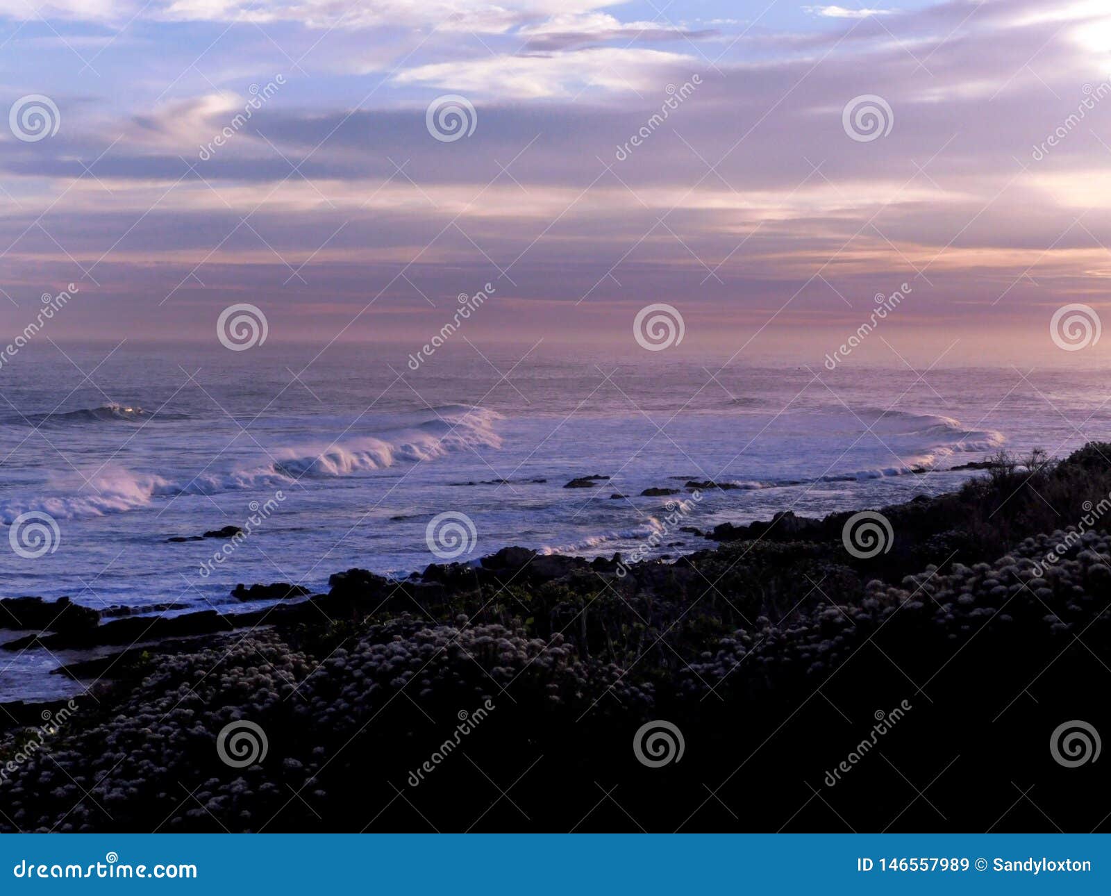 Wave sets at sunset stock image. Image of african, sets - 146557989