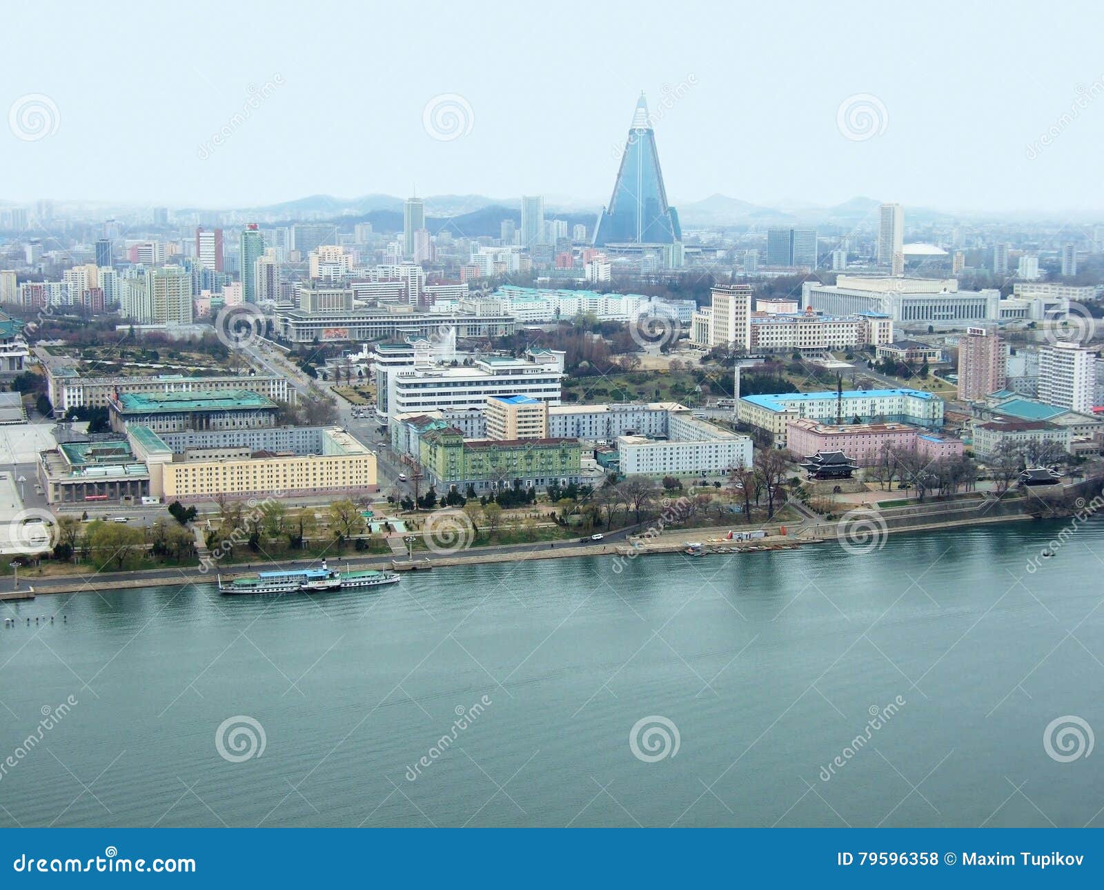 View of the Pyongyang City - Capital of the North Korea Stock Photo ...