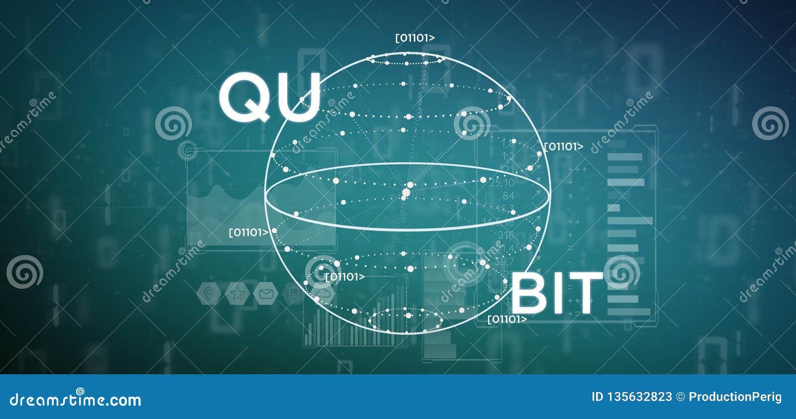 Quantum Computing Concept with Qubit Icon 3d Rendering Stock ... Quantum Computing Concept with Qubit Icon 3d Rendering Stock ...