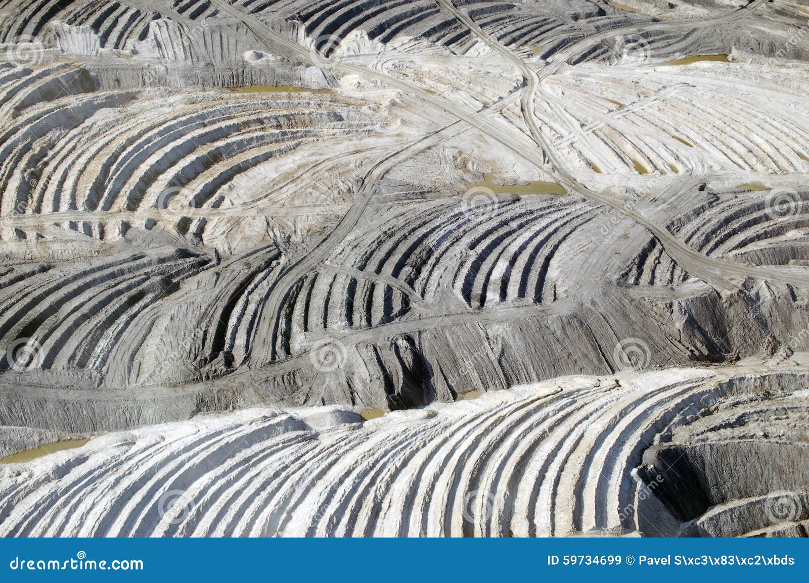 View on quarry stock image. Image of sand, stone, white - 59734699