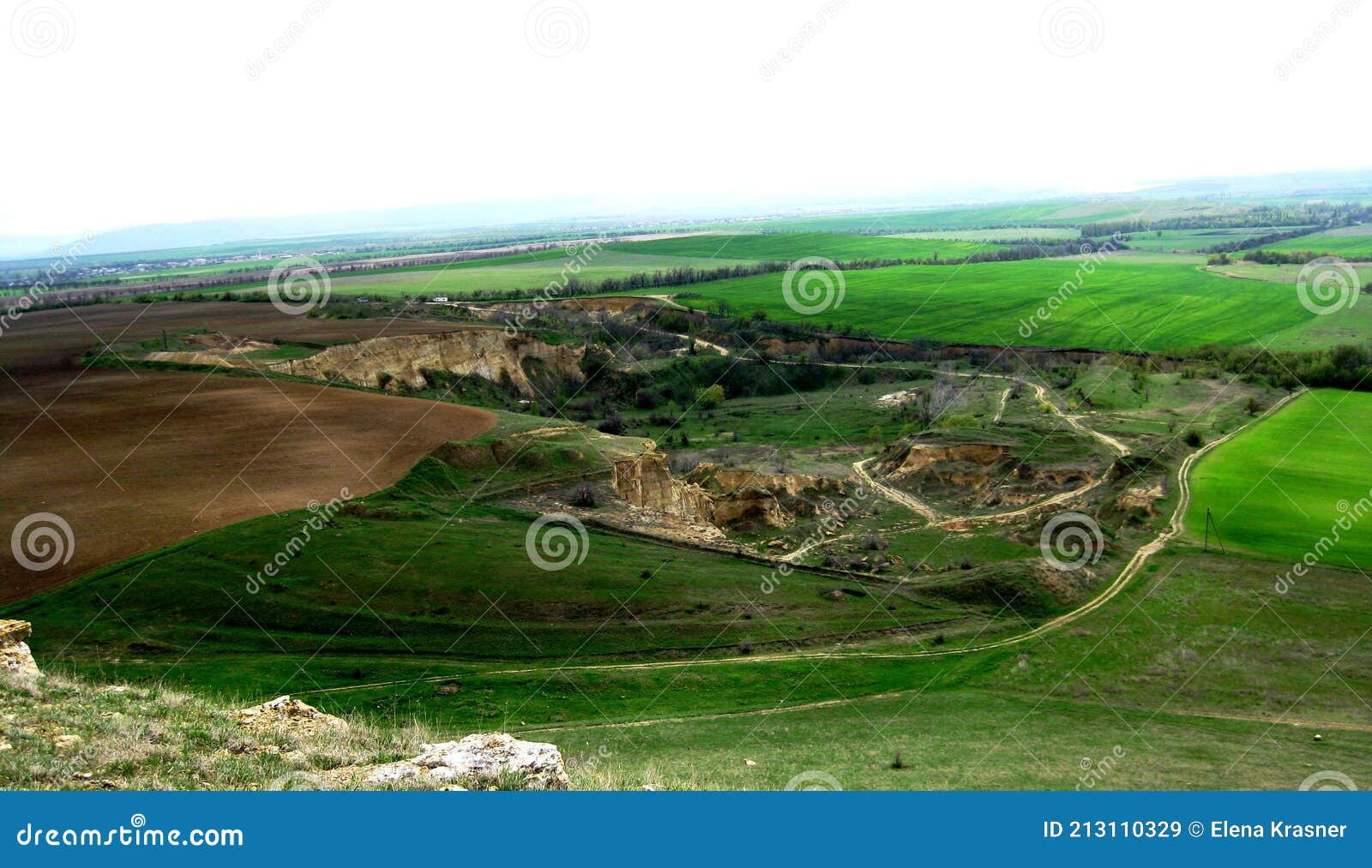 Bird S Eye View of the Quarry Stock Image - Image of plateau, prairie ...