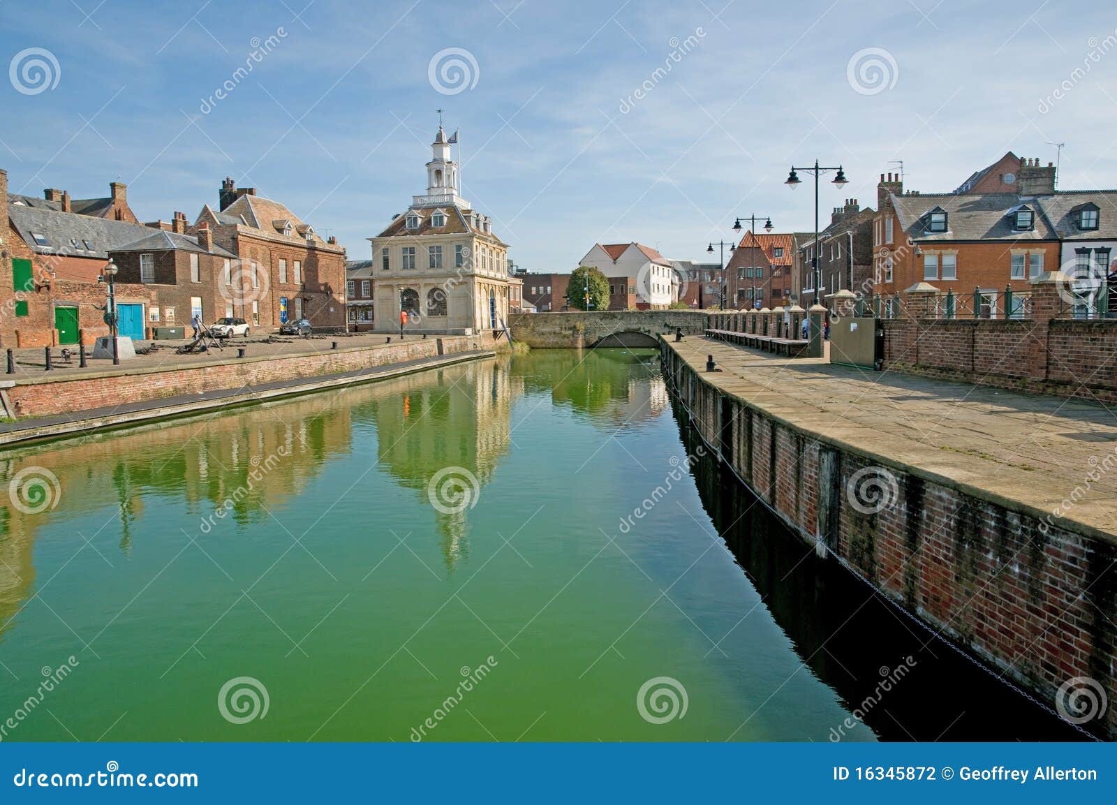 View of the quayside stock photo. Image of house, water - 16345872