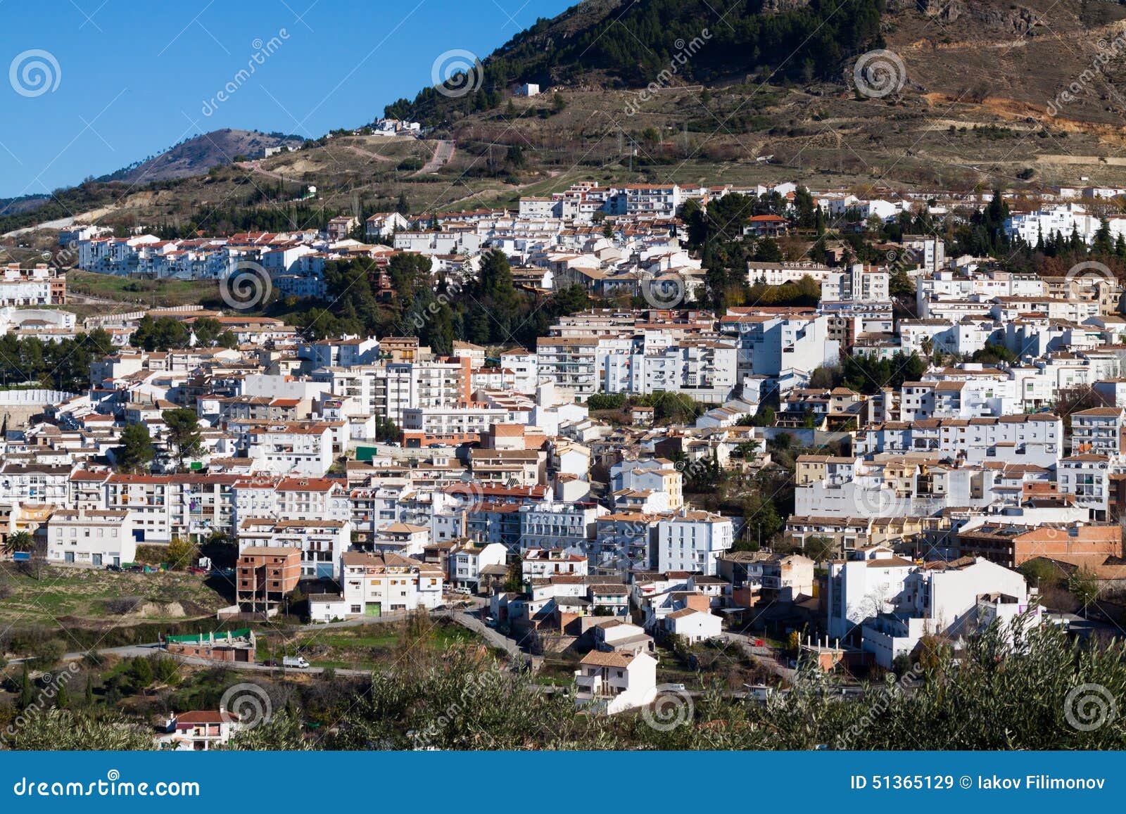View of Quesada in Province of Jaen Stock Image - Image of jaen ...
