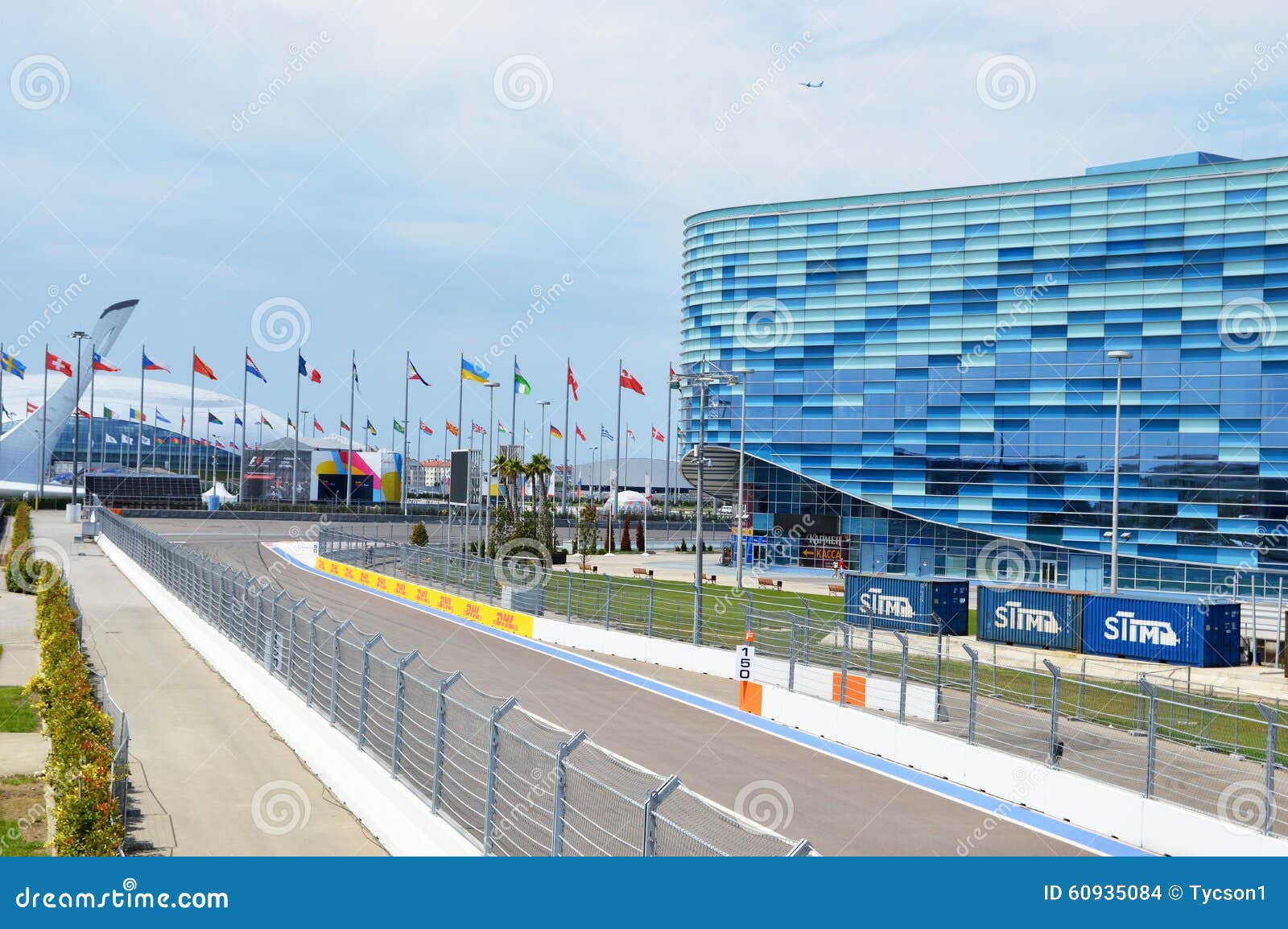 View of the Race Track of Formula-1 Editorial Stock Image - Image of ...