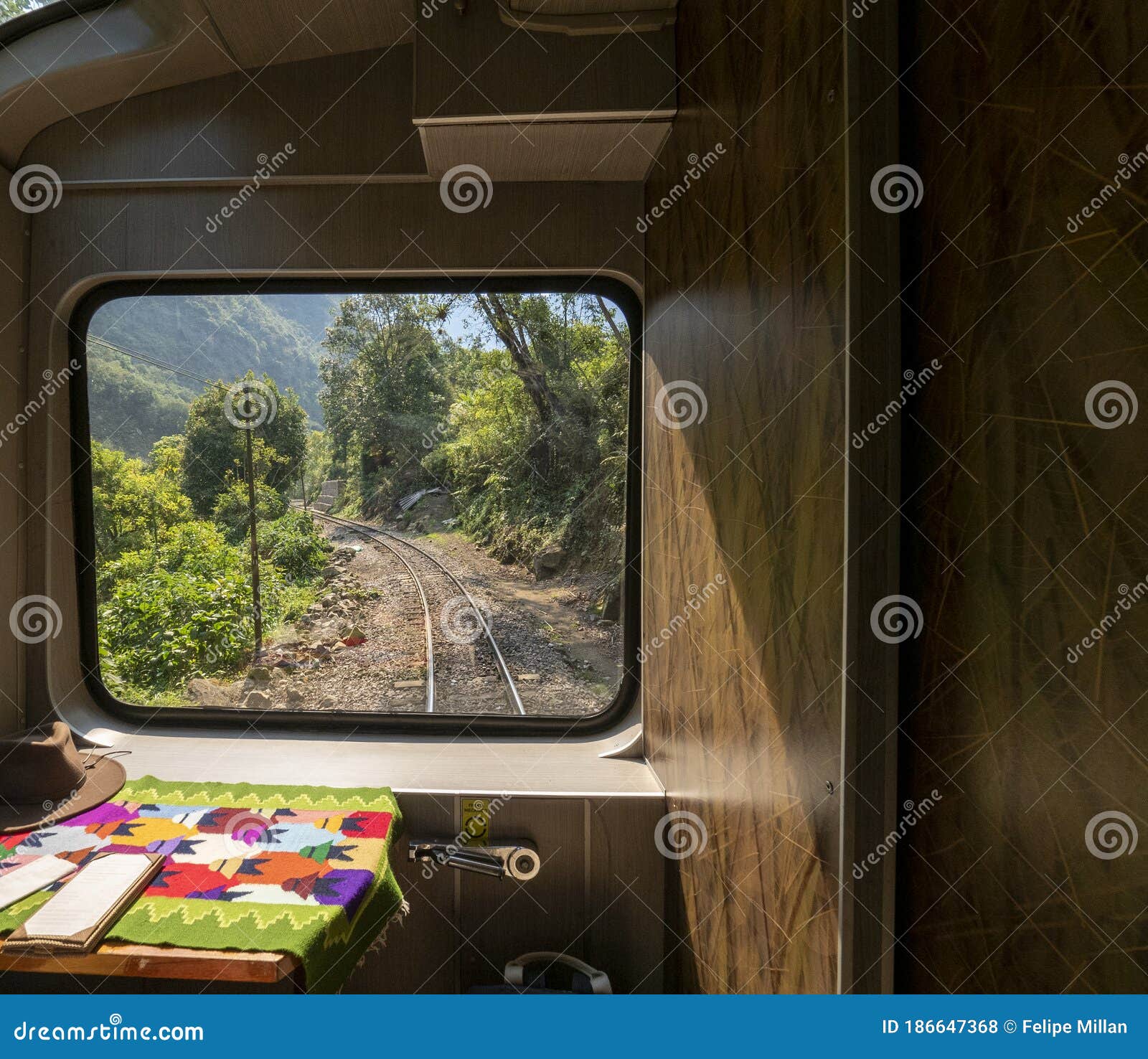View of the Rail Tracks from the Front of Train Stock Photo - Image of ...