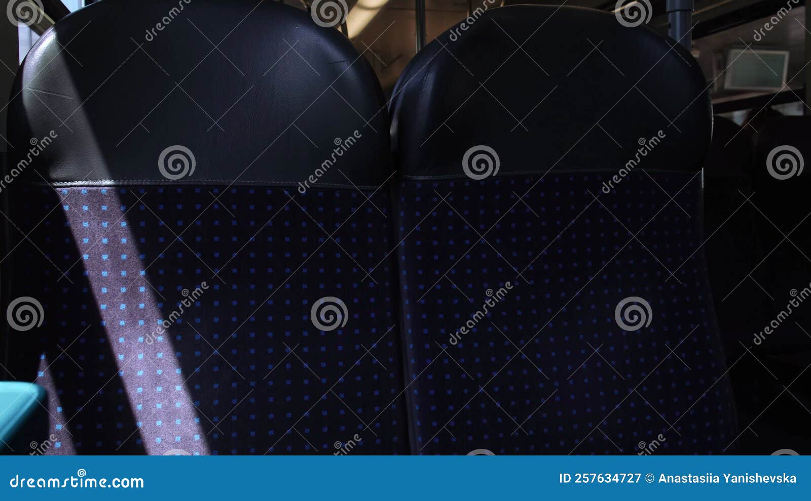 View on Railroad Track from the Window of Fast Train. 4K Interior View ...