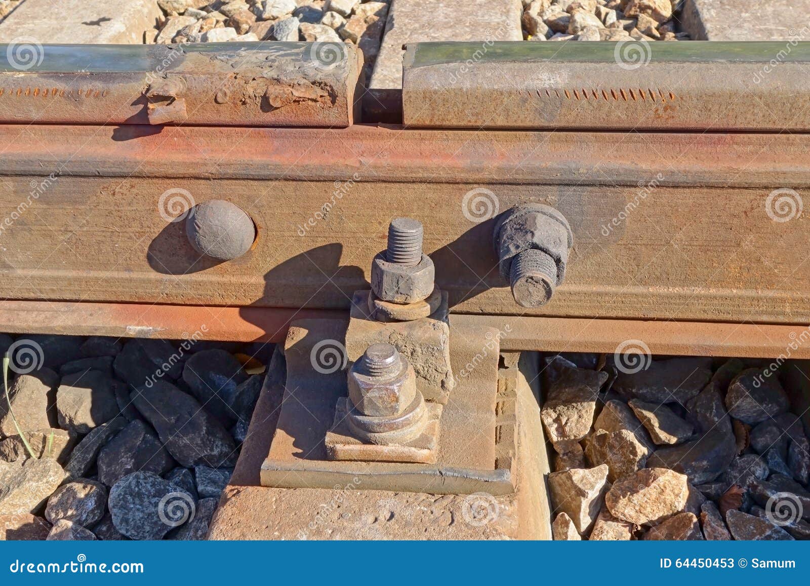 View of railway bolt stock image. Image of outdoors, ancient - 64450453