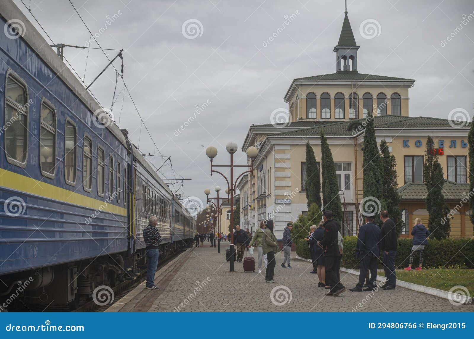 View of the Railway Station in Kovel Editorial Photo - Image of kovel ...