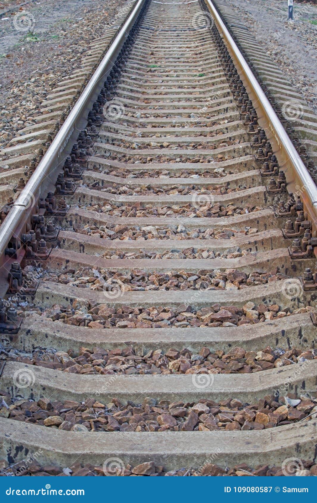 View of the railway track stock image. Image of fast - 109080587