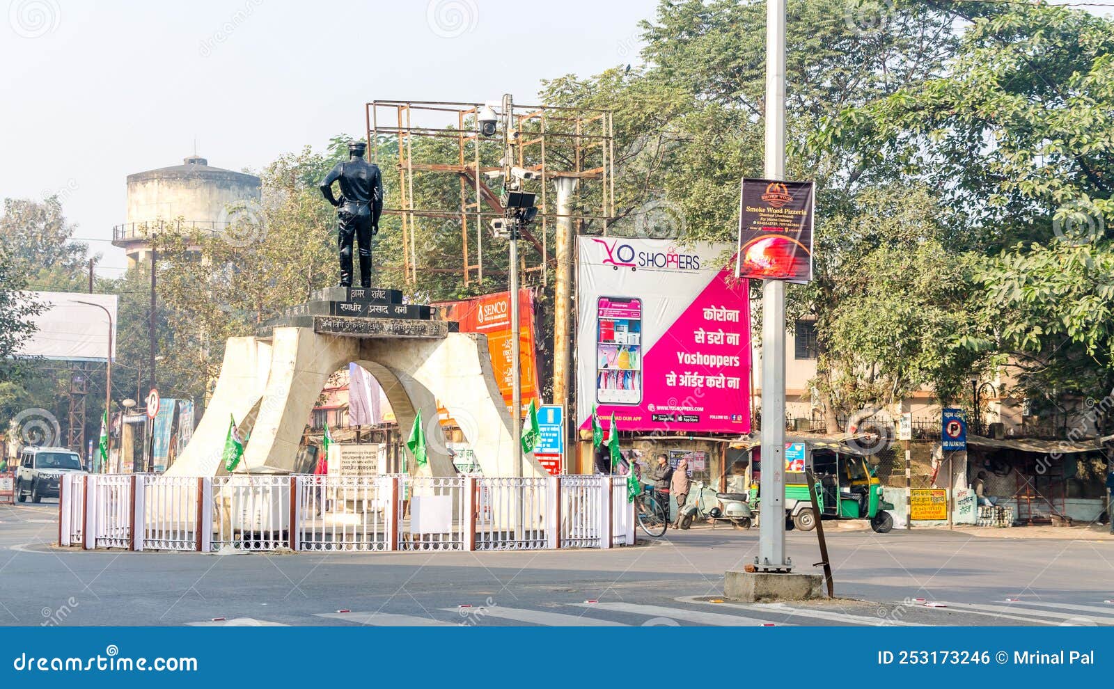 Randhir Verma Chowk Road, Dhanbad Editorial Photo - Image of urban ...