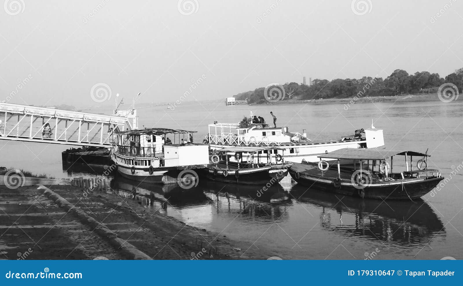 View of Rani Ghat Ferry Service Stock Image - Image of background, ghat ...