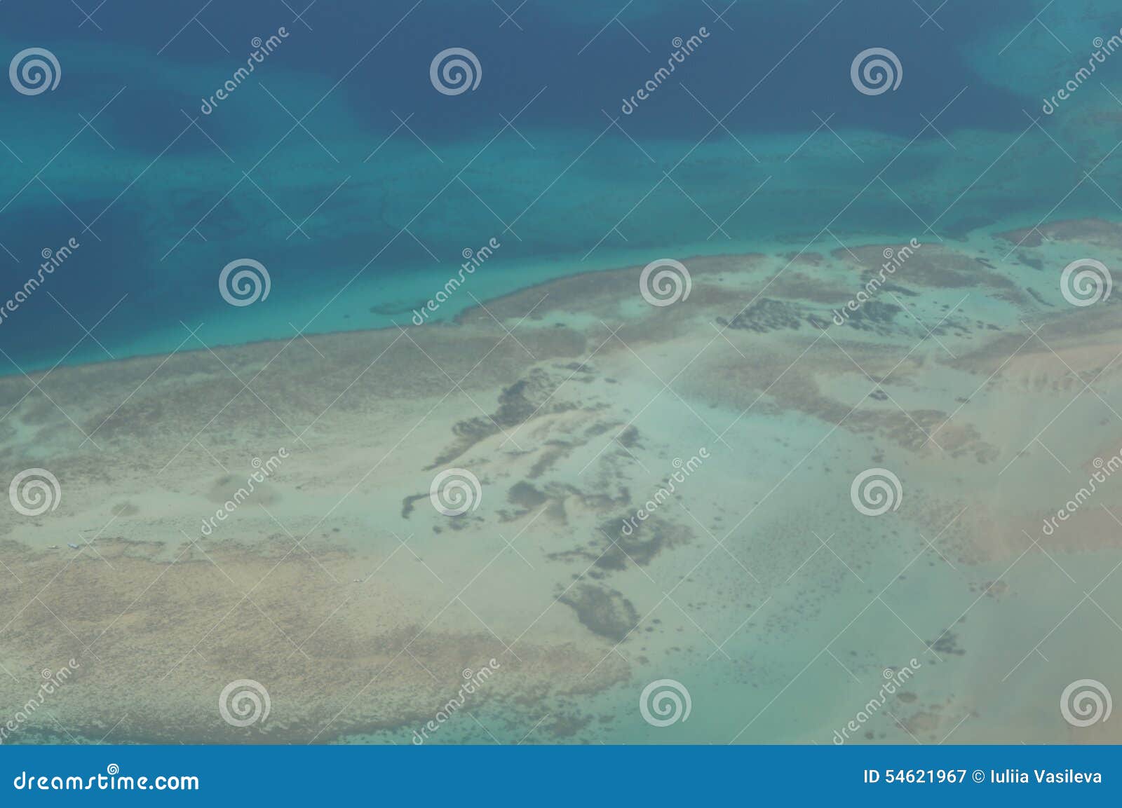 Red sea view from the sky stock image. Image of horizon - 54621967