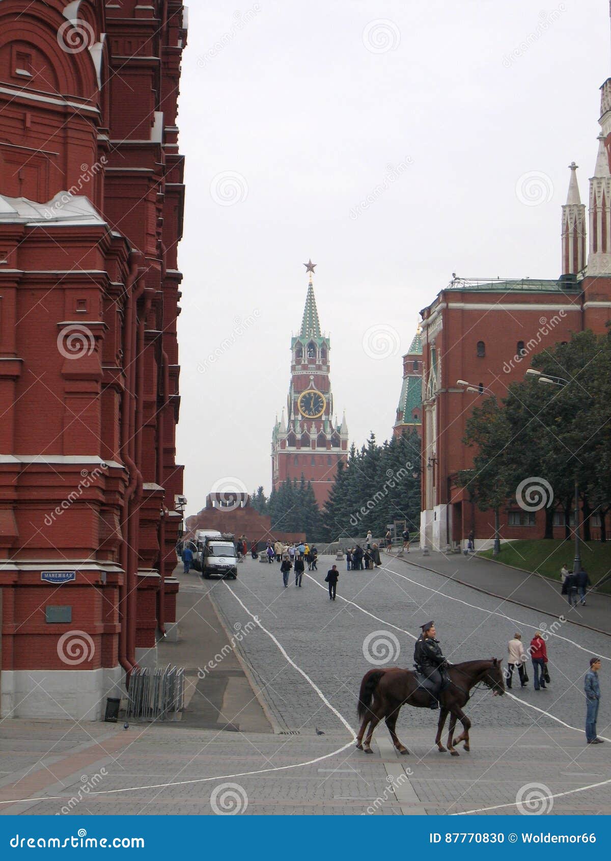 The View of Red Square in Russia. Editorial Image - Image of decoration ...