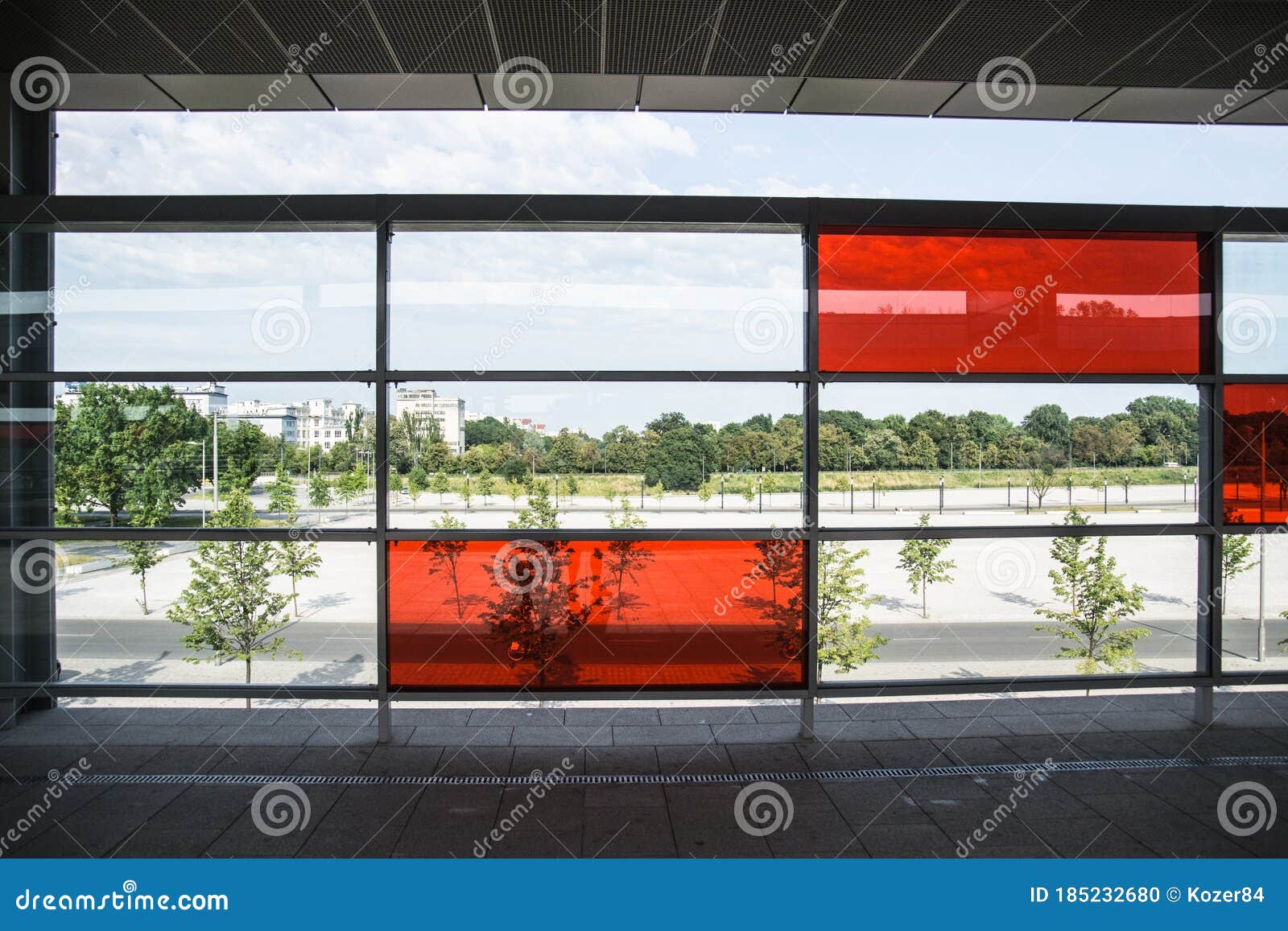 Glass Windows in Front of Square Stock Photo - Image of frame, glass ...