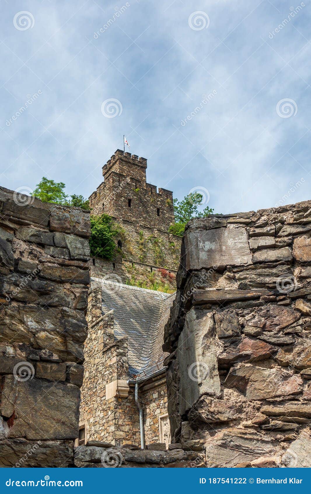 View of Reichenstein Castle . Stock Photo - Image of castle, travel ...