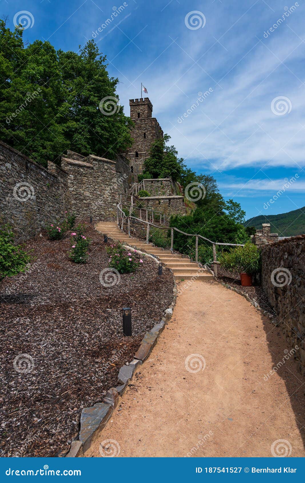 View of Reichenstein Castle . Stock Image - Image of tourism ...