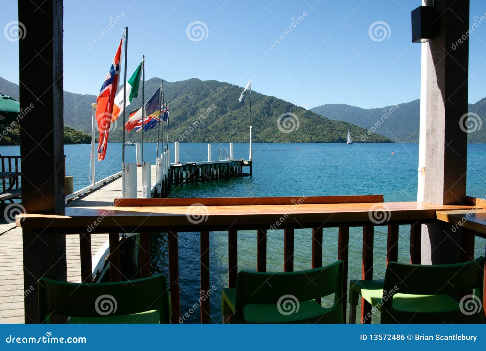 View from resort. stock photo. Image of pier, warm, summer - 13572486