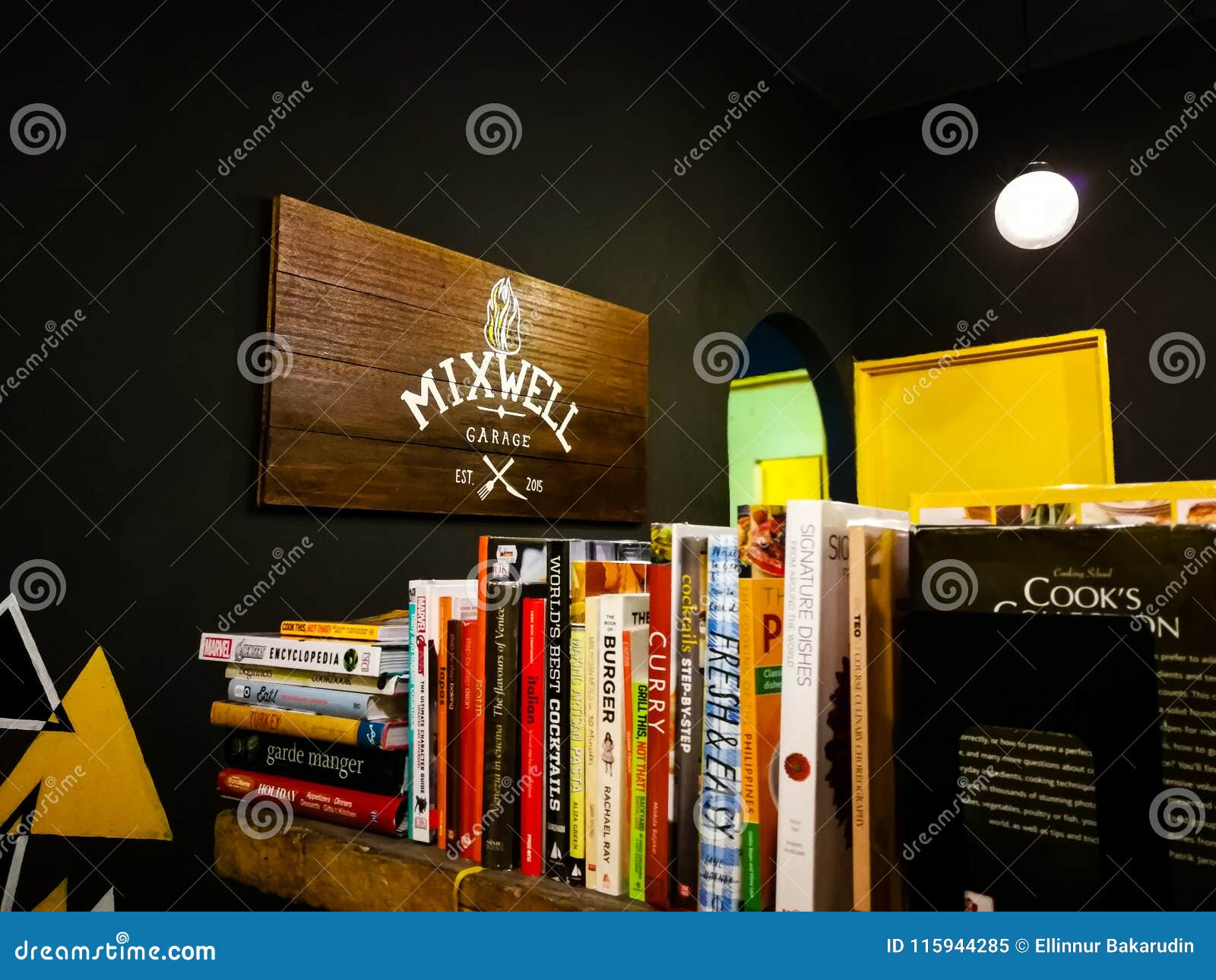 View at a Restaurant Payment Counter Eating Area. Editorial Image ...