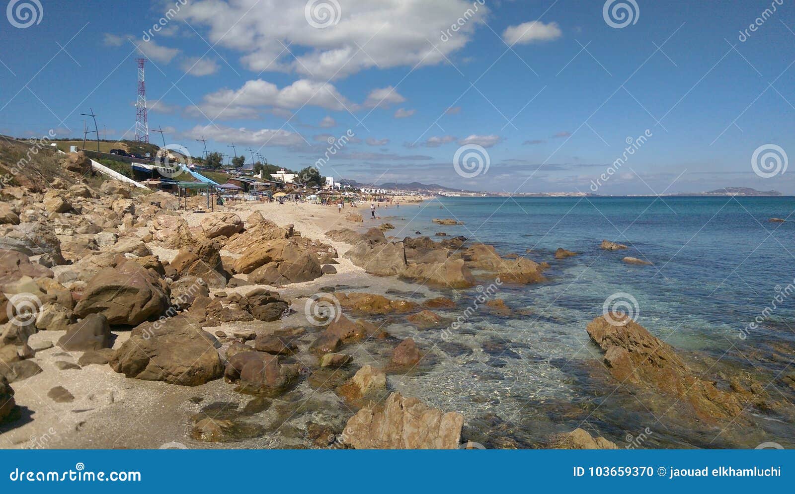 Restinga Beach in Tetouan, Morocco Stock Photo - Image of holiday ...