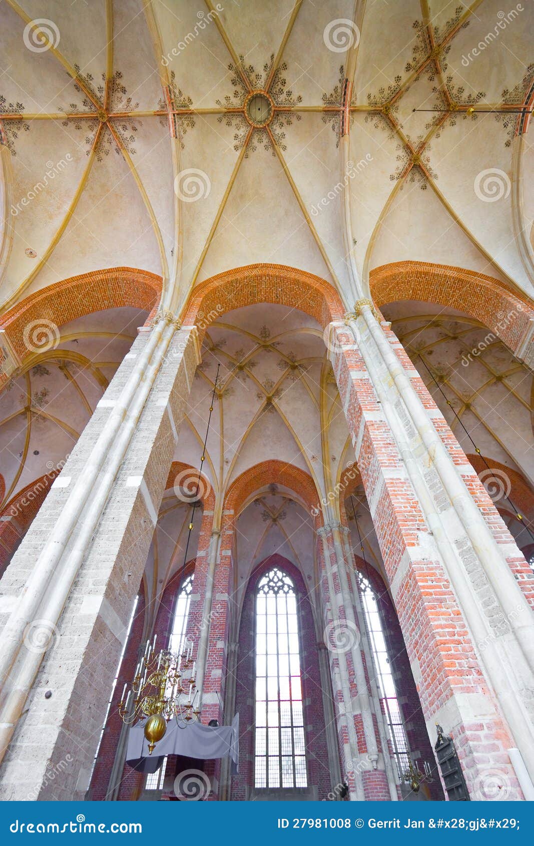 View at a Rich Decorated Ceiling, a Huge Church Stock Photo - Image of ...