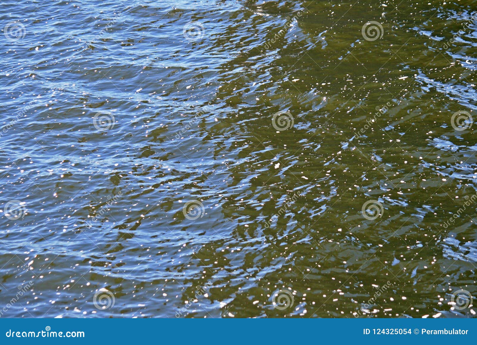 SHADOW on RIPPLES of WATER in a DAM Stock Photo - Image of water ...