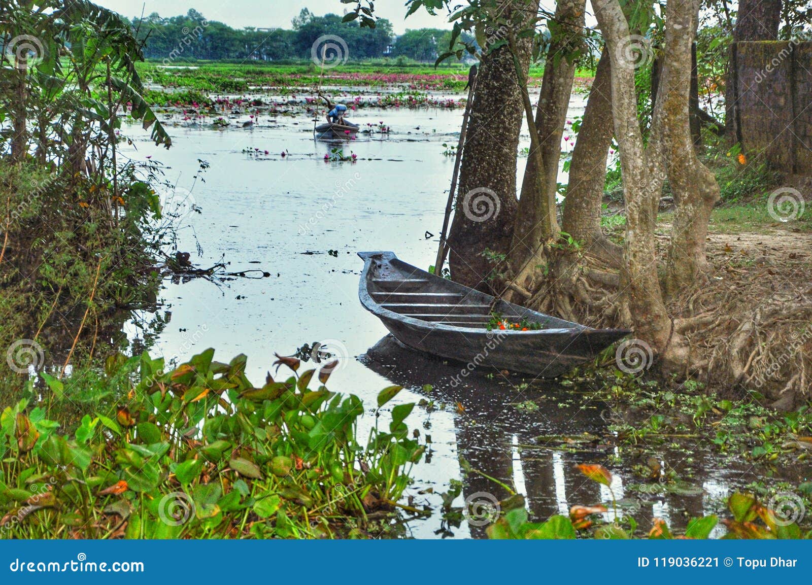 View of river boat stock image. Image of heap, boat - 119036221