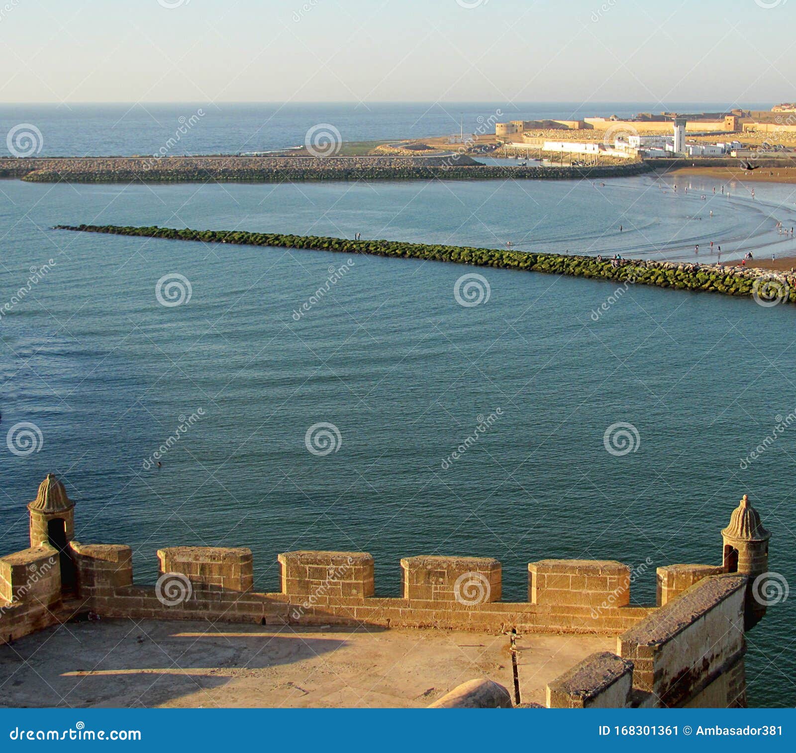 View of River Bou Regreg in Rabat, Morocco Stock Image - Image of house ...