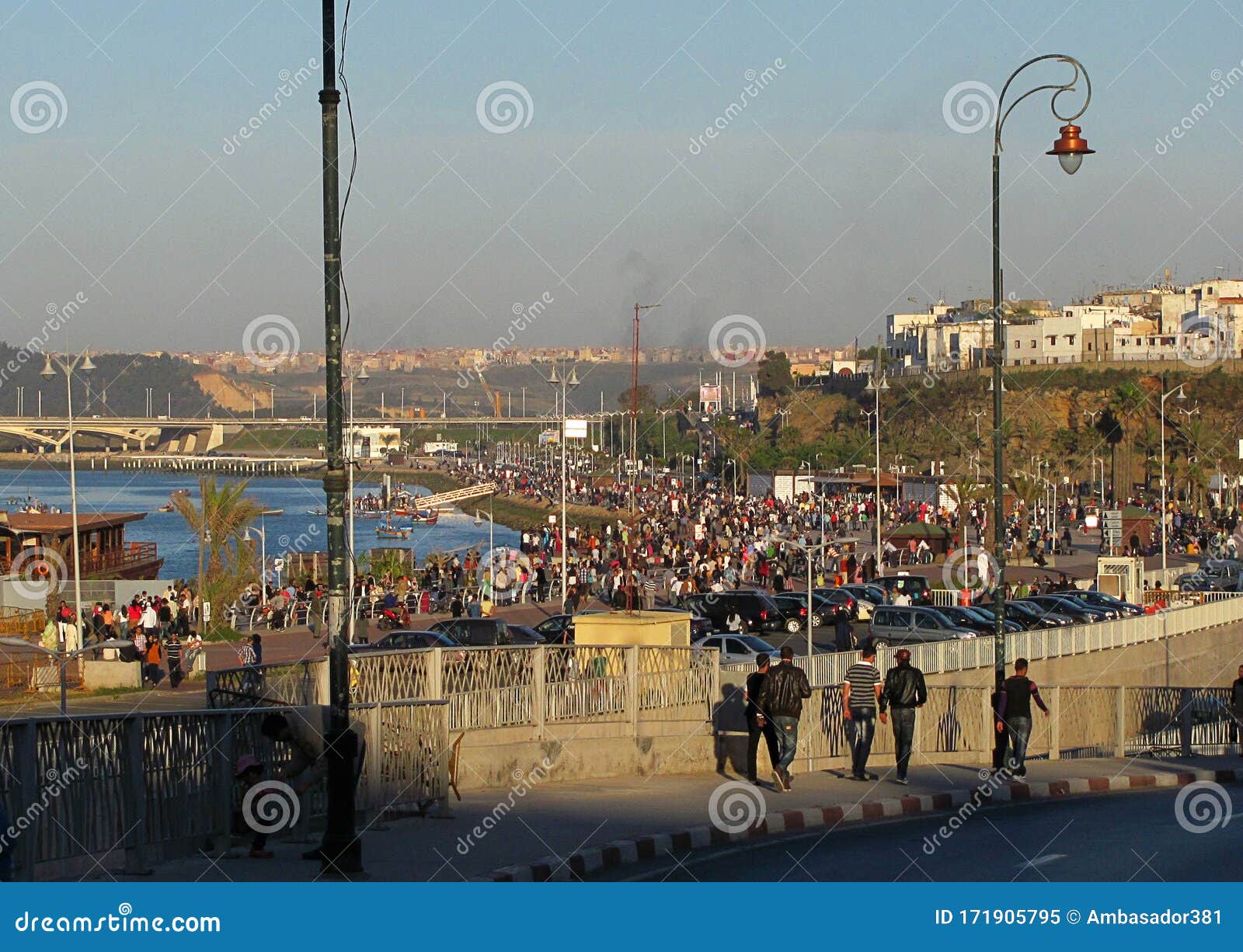 View of River Bou Regreg in Rabat, Morocco Editorial Image - Image of ...