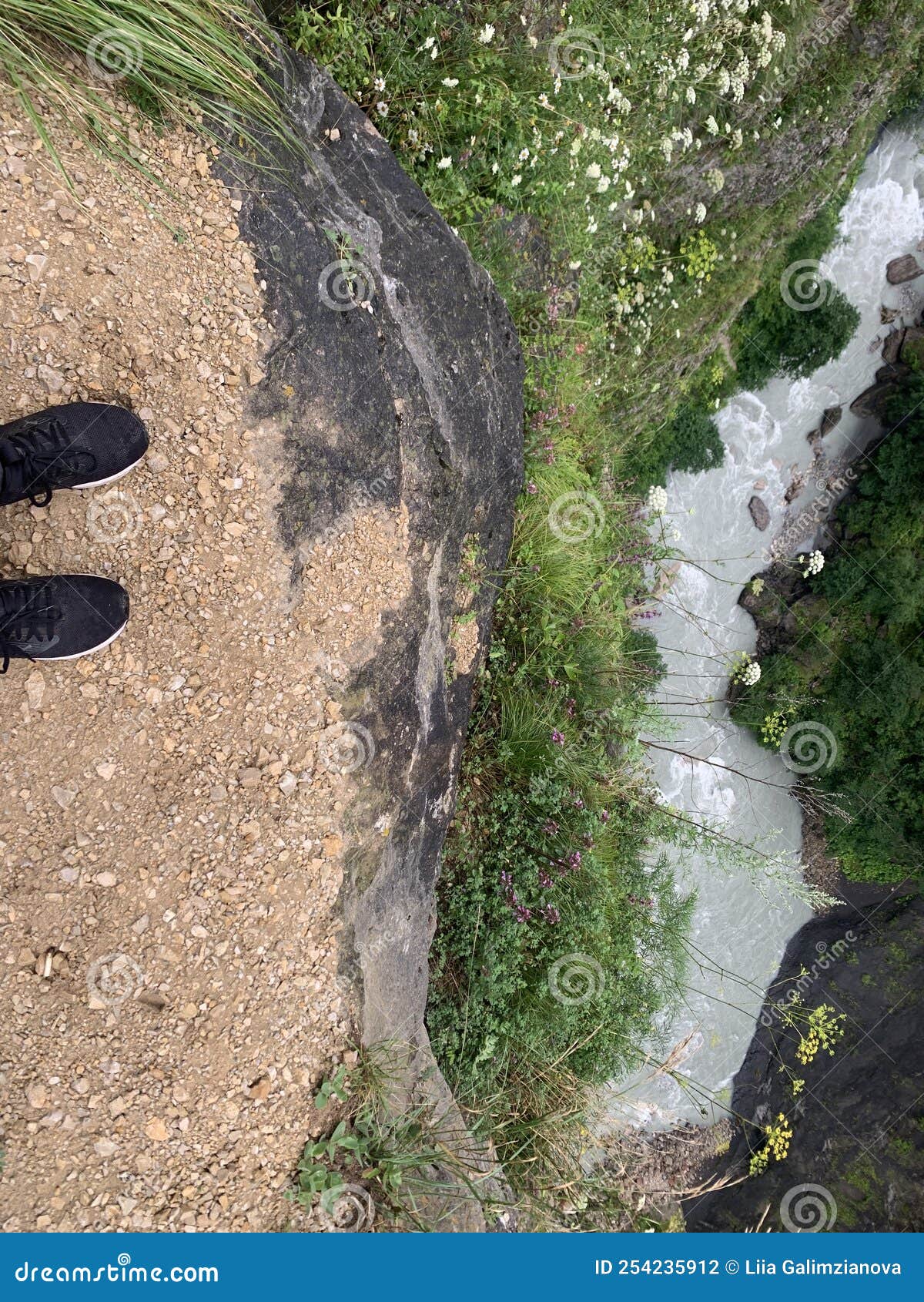 View on the river stock photo. Image of aerial, person - 254235912