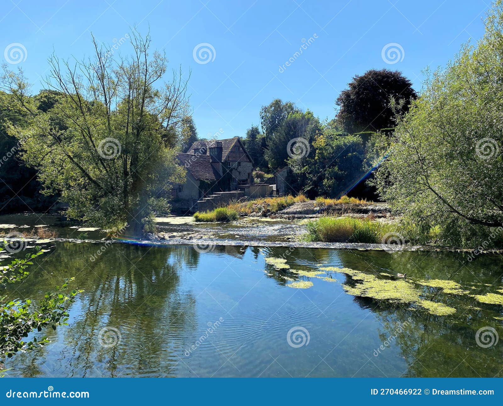 A View of the River Teme in Ludlow Stock Photo - Image of nature, sides ...