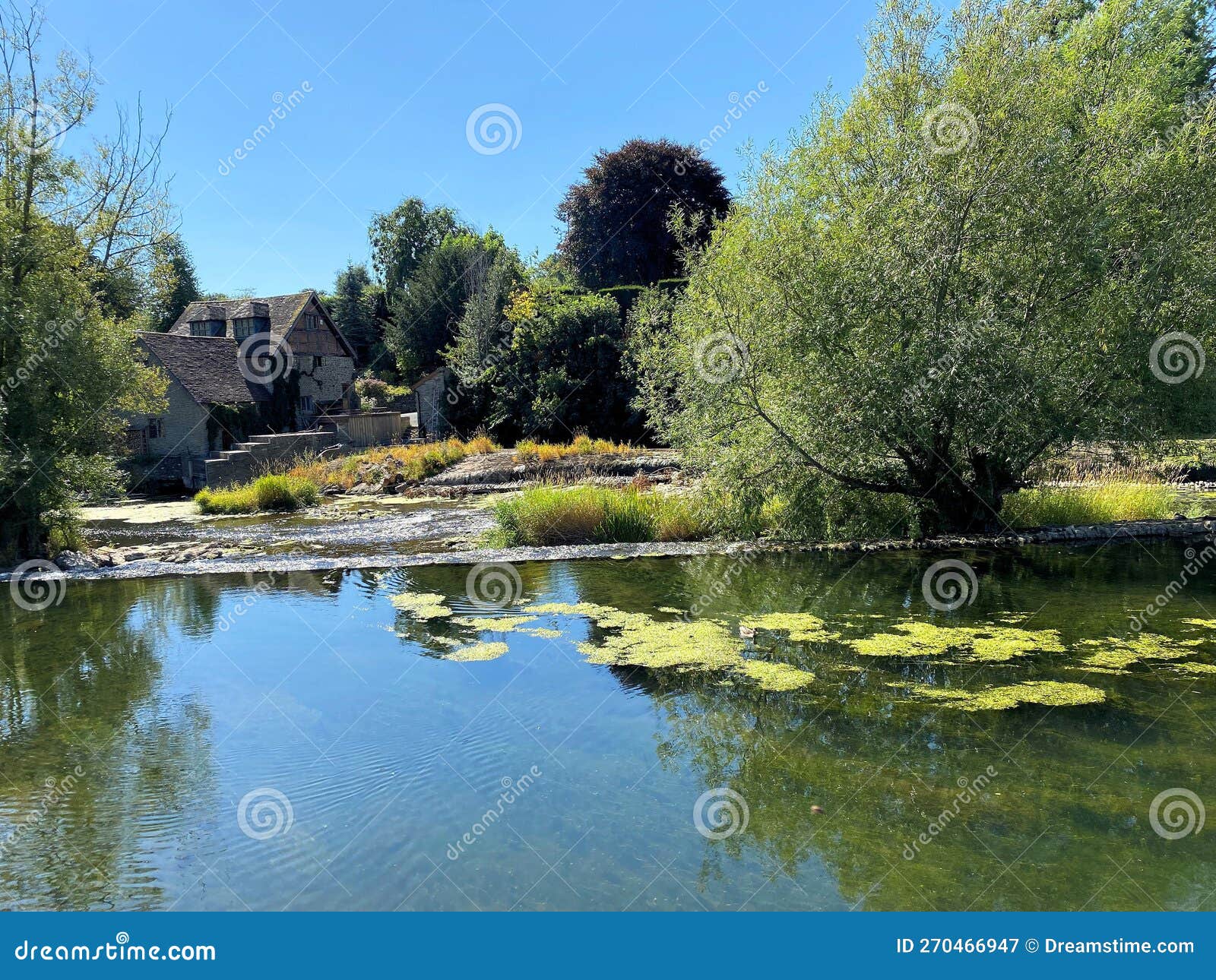 A View of the River Teme in Ludlow Stock Image - Image of travel ...