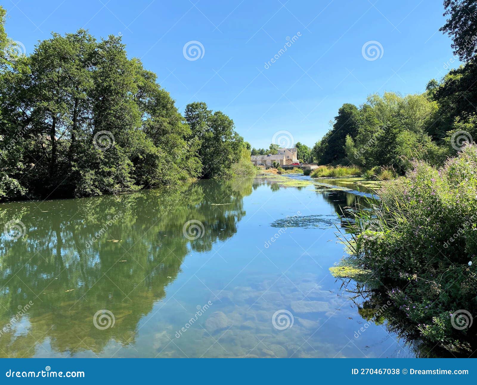 A View of the River Teme in Ludlow Stock Photo - Image of sides ...