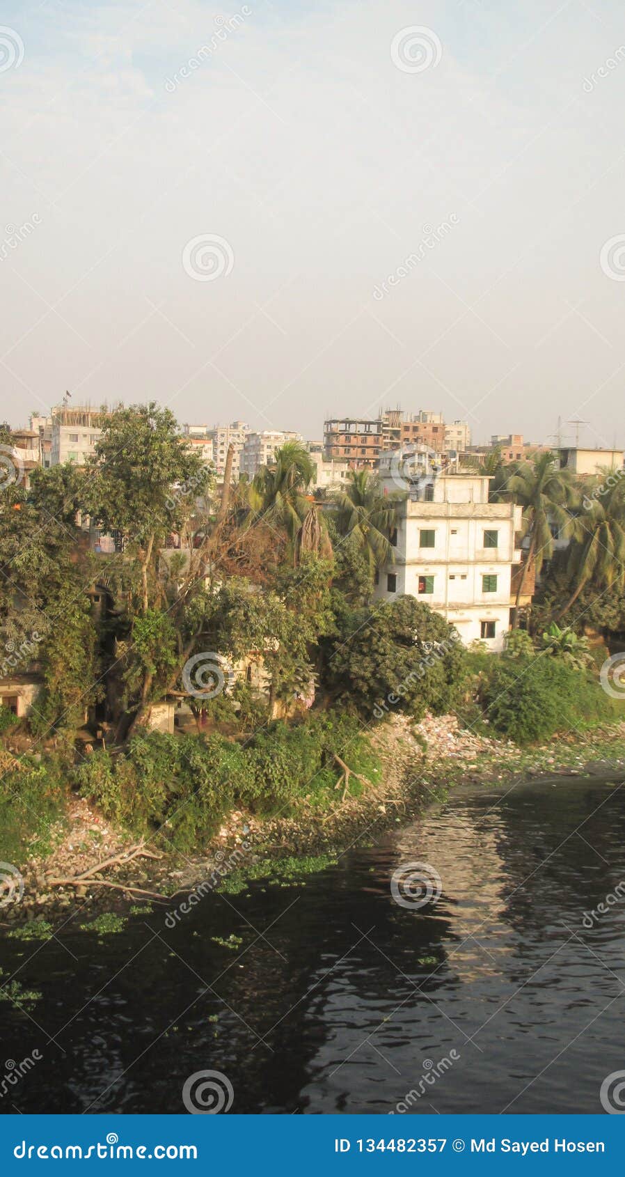 A view of riverside area stock image. Image of riverside - 134482357