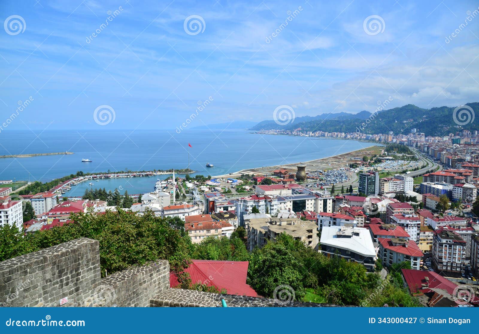 Rize, Turkey City Hand Drawn Modern Brush Lettering Royalty-Free ...