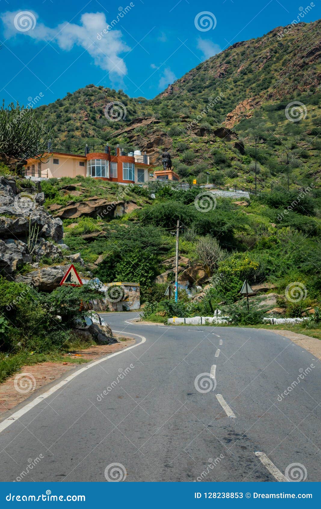 View from Road Going To Pushkar from Ajmer Editorial Stock Photo - Image of view, pushkar: 128238853